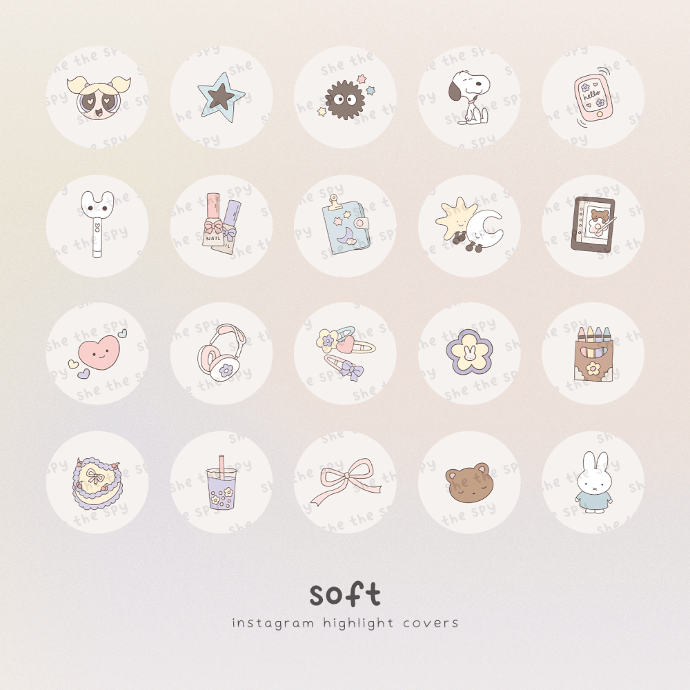 Soft Digital Stickers — She The Spy