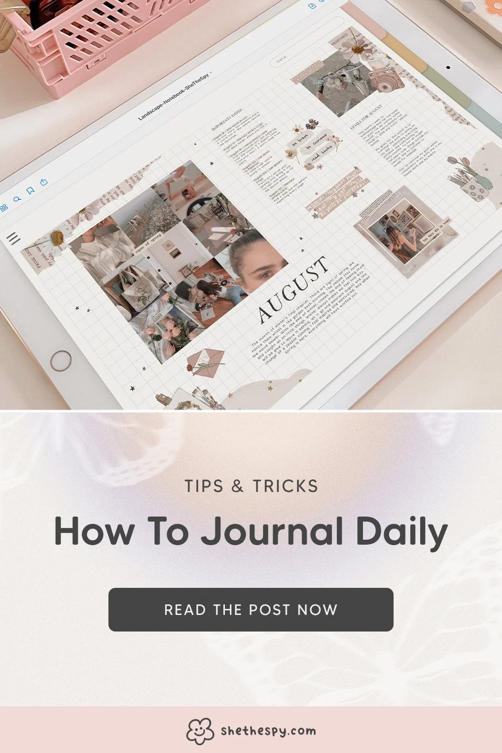 How To Journal Daily — She The Spy
