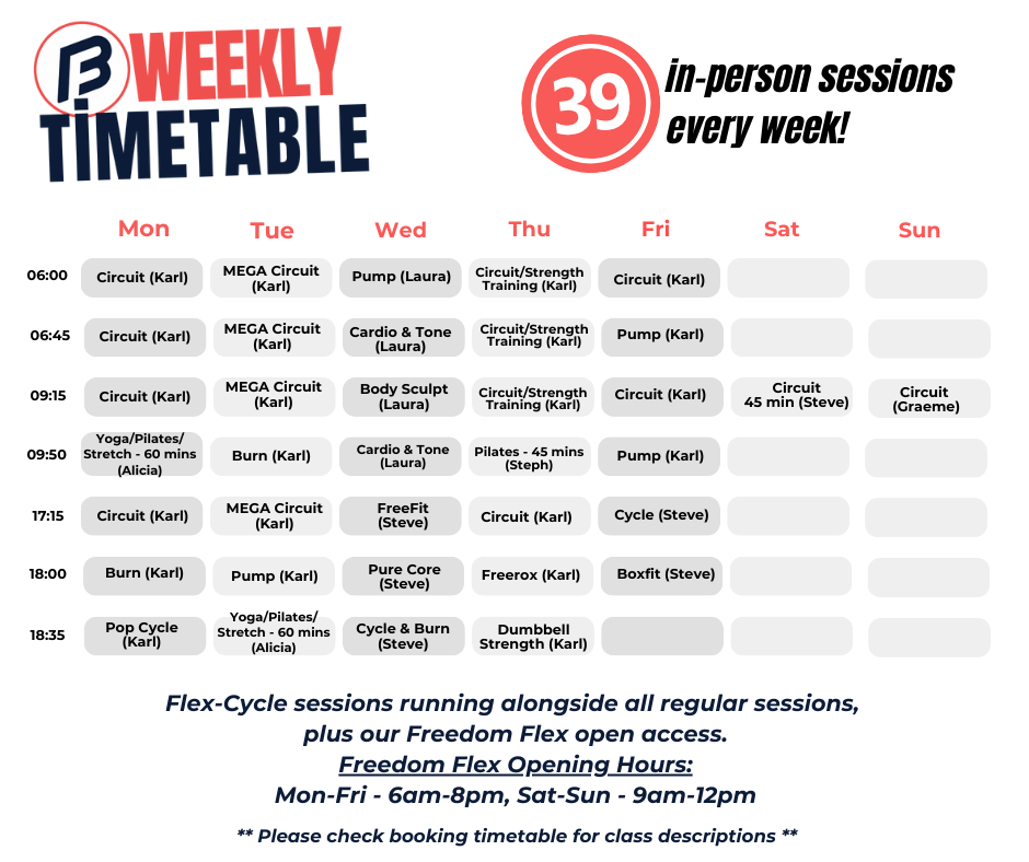 Timetable — Freedom Streetly