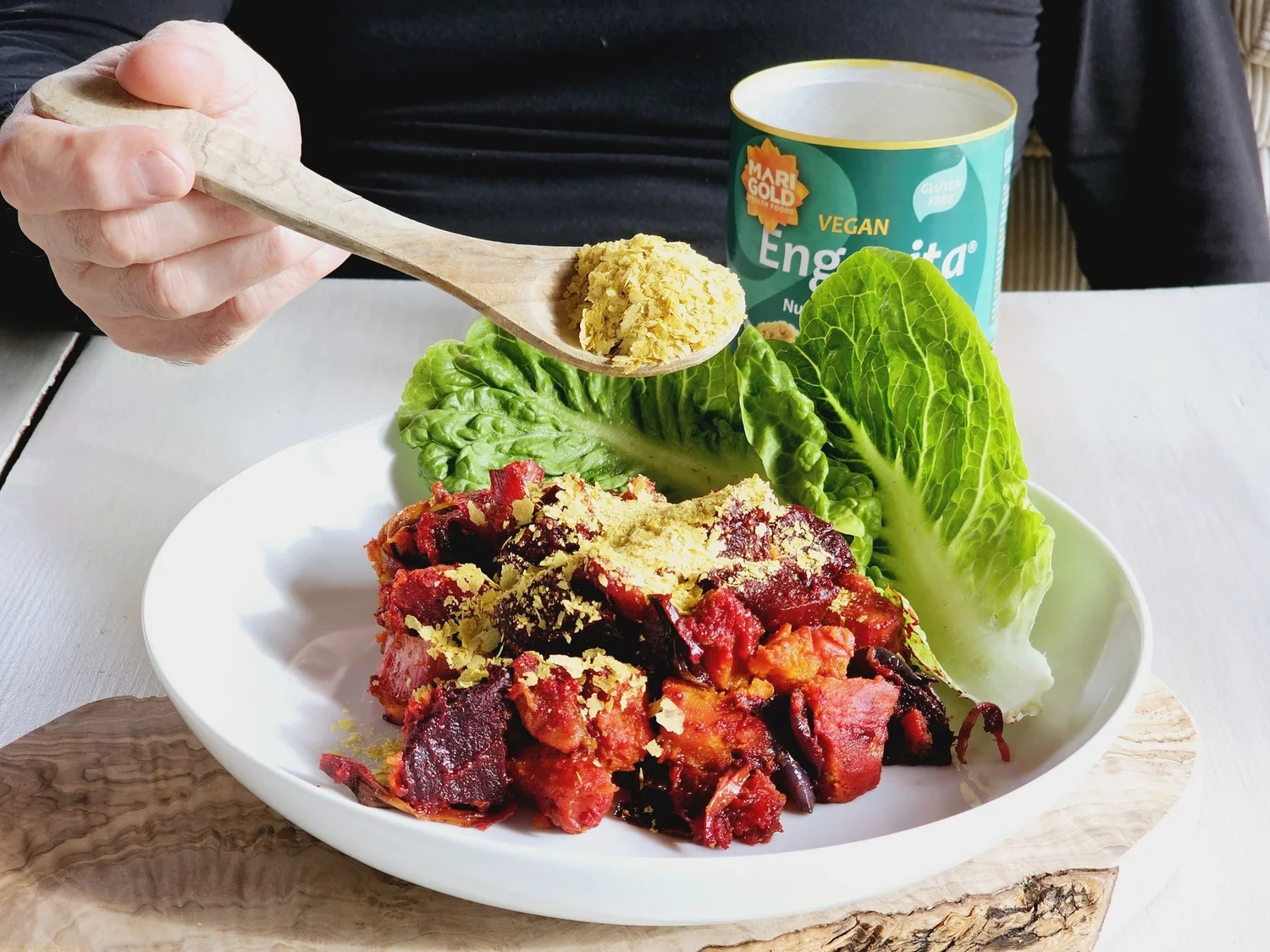 Lebanese Style Roots ‘n’ Nooch — Marigold Health Foods