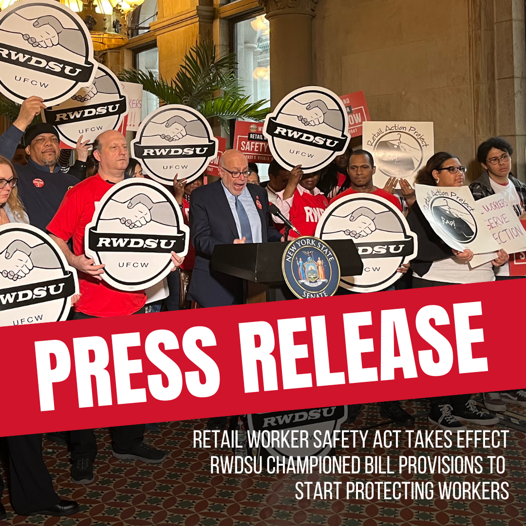 Union News & Updates — Retail, Wholesale and Department Store Union (RWDSU)