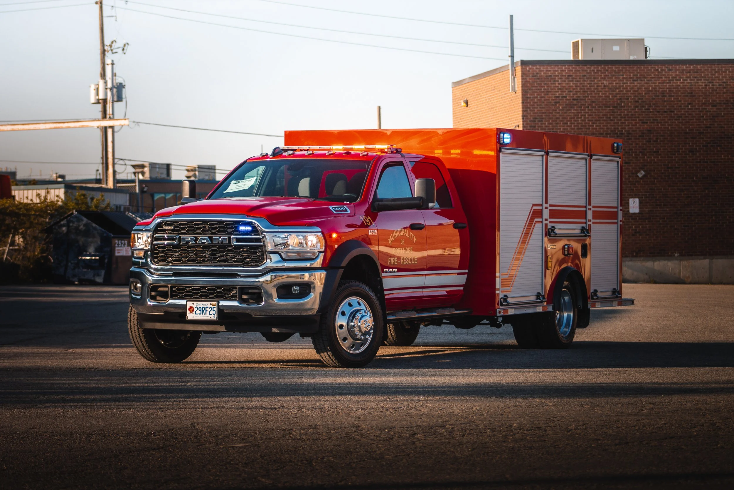 Dodge RAM 5500 Mini Rescue Fire Truck — Dependable Emergency Vehicles