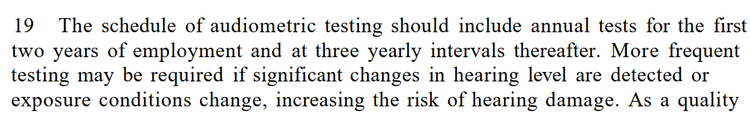 How often should hearing testing be done — The Noise Chap | Screening ...