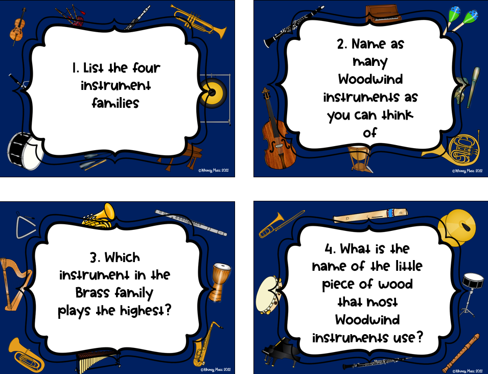 Teaching Instrument Families to Elementary Students — Whimsy Music