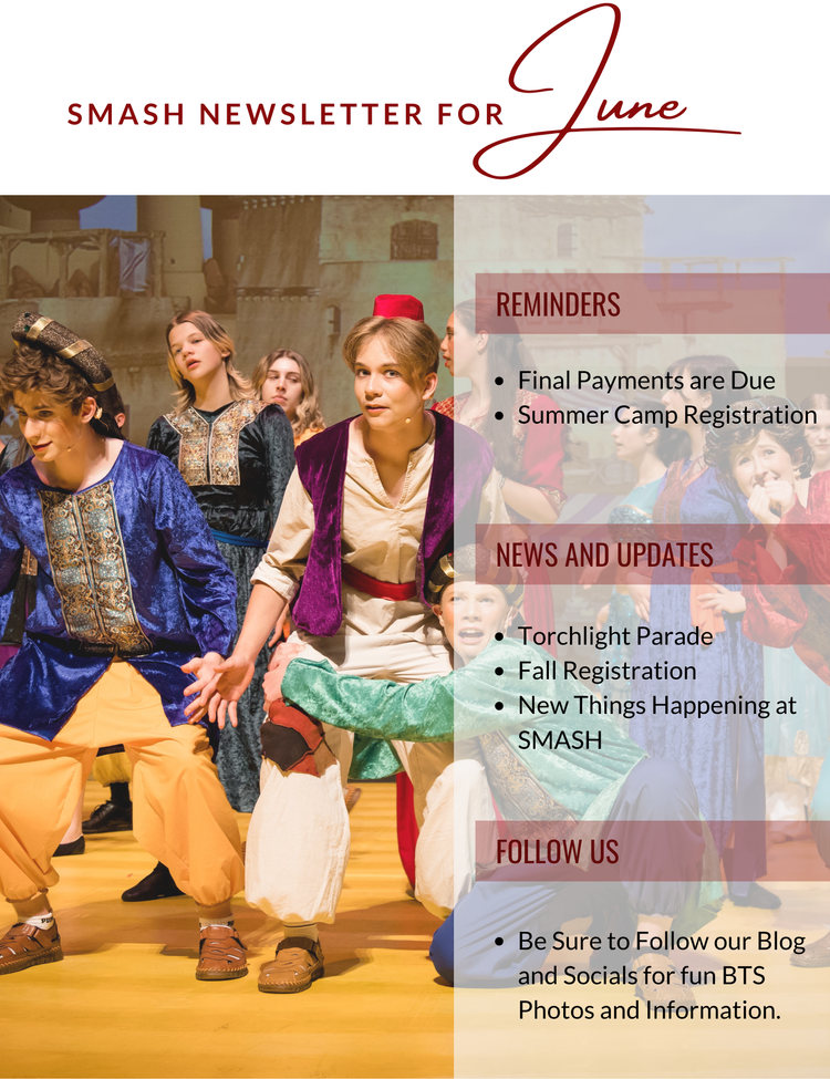 Smash Theatre | Our June Musical Theatre Newsletter is Out — Smash ...