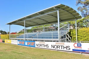 Grandstands — Steel Post and Rail