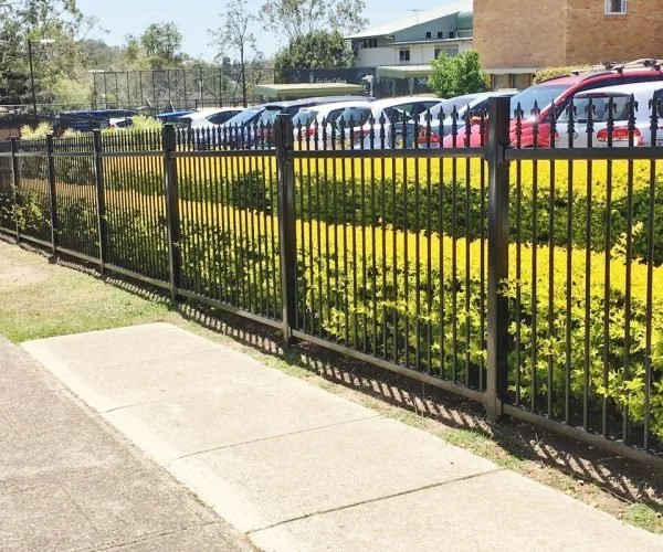 Fencing & Gates — Steel Post and Rail