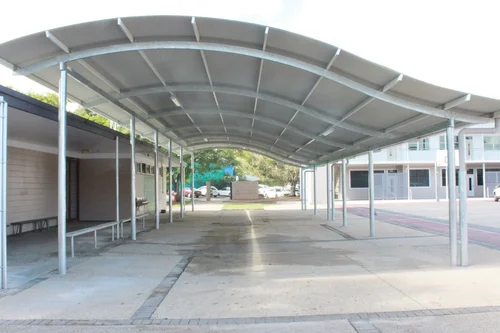 Shade Structures — Steel Post and Rail
