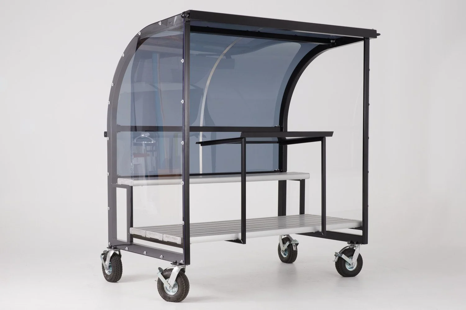 Sportsfield Shelters — Steel Post and Rail