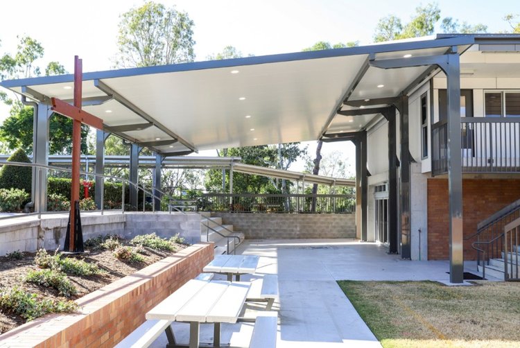 Shade Structures — Steel Post and Rail