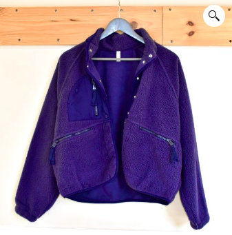 Free People Movement Hit The Slopes Fleece Jacket Canvas — The Barre ...