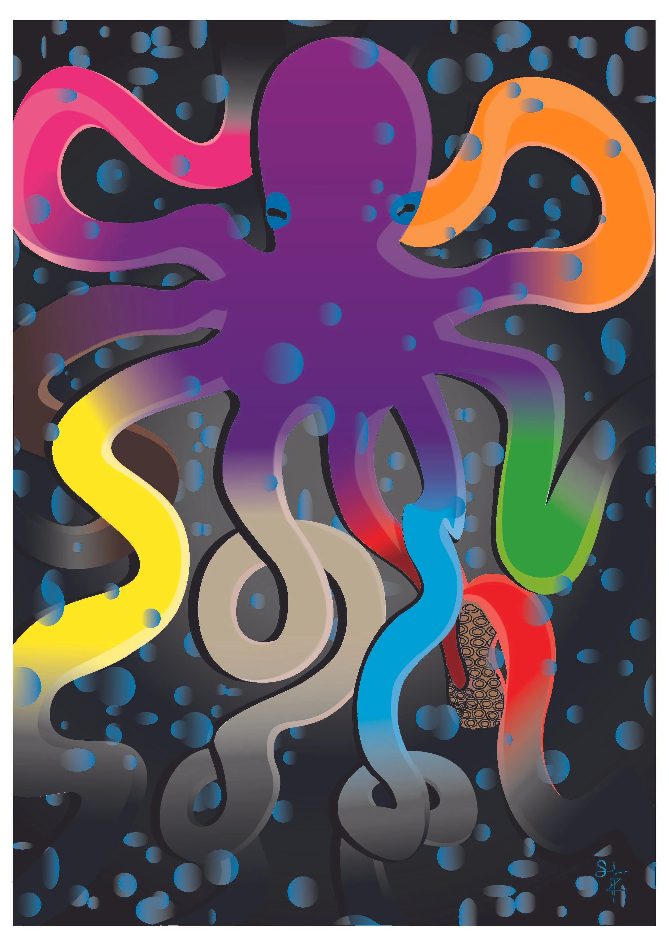 Octopus In The Deep — Starzilo Studioz