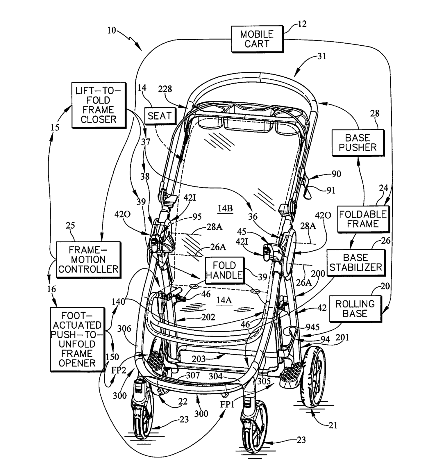 LIFT-TO-FOLD STROLLER — Creative Engineering