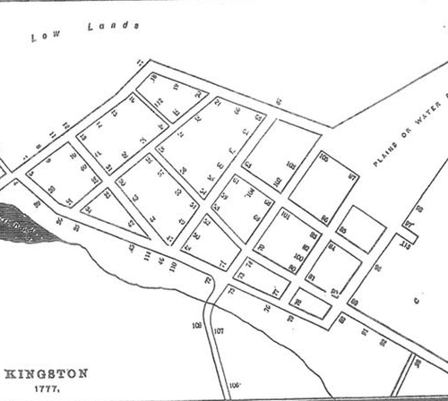 Historical Maps | Discover Kingston's History Today — Burning of Kingston