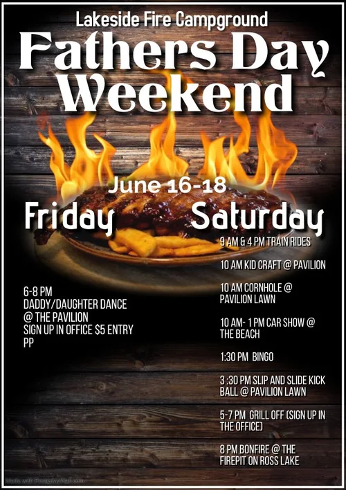 Themed Weekends — Lakeside Fire Campground