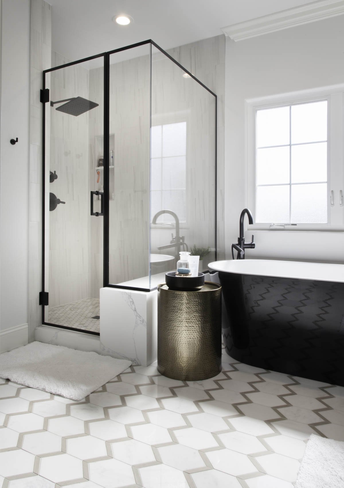 Modern Bathroom Nod to Nature — Signature Designs