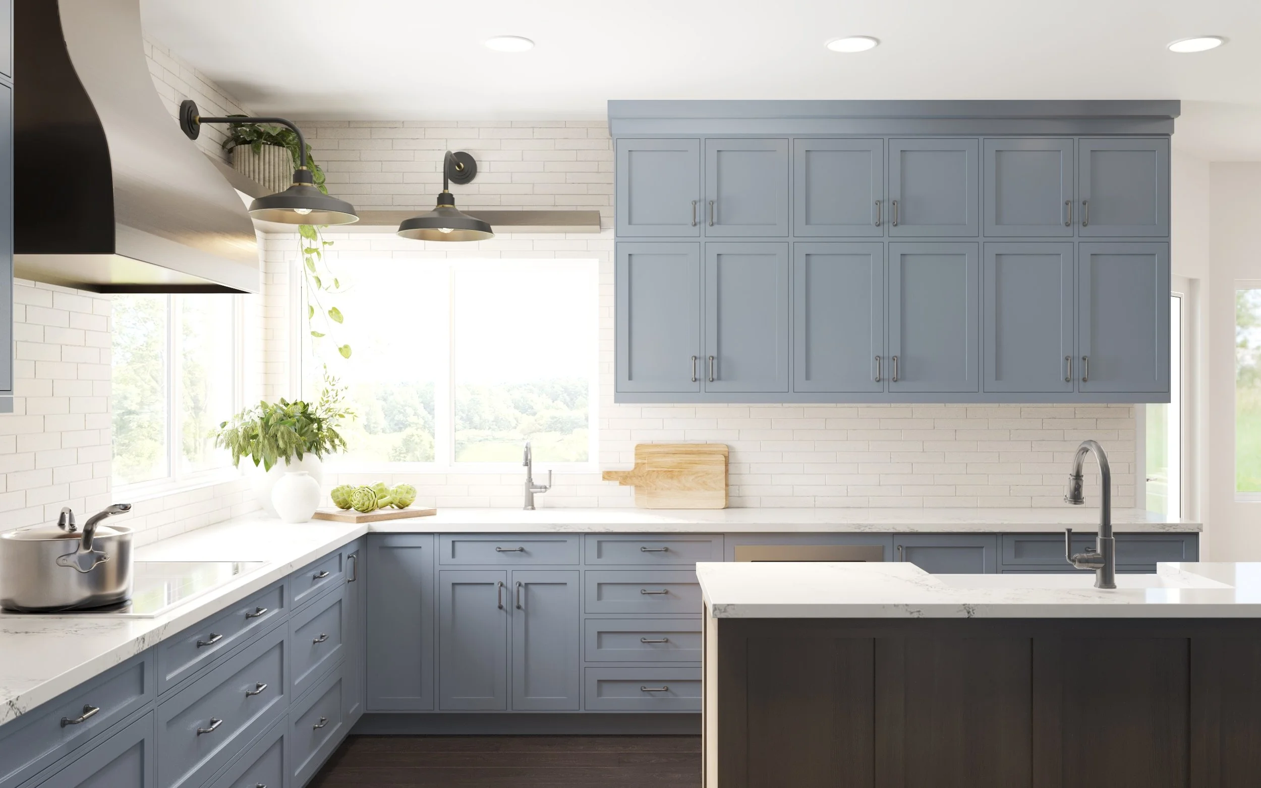 Smokey Blue Kitchen in Piney Creek Estates — Signature Designs