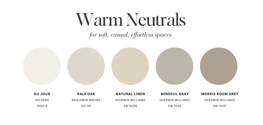 TOP 5 NEUTRAL PAINT COLORS FOR ANY ROOM — Signature Designs