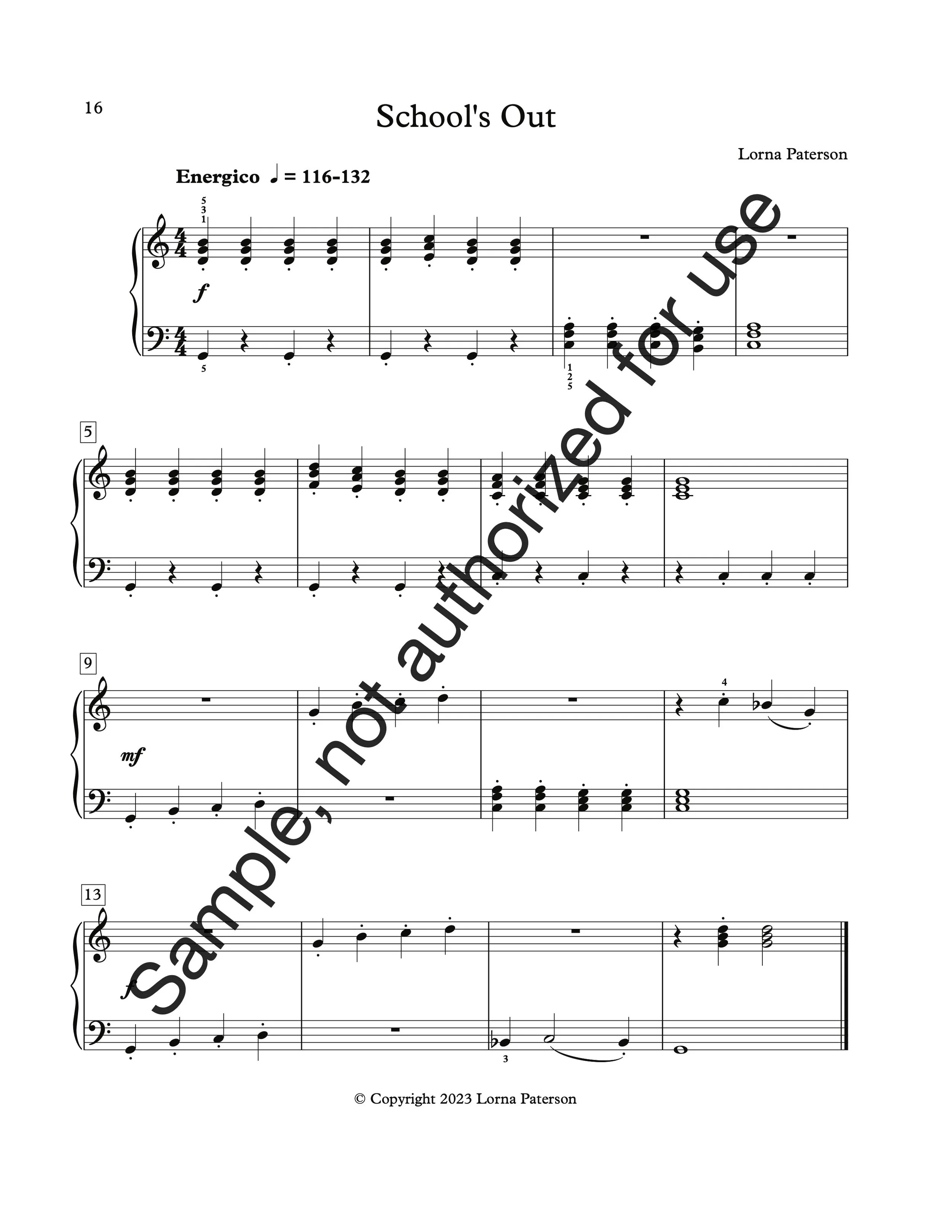 Level 1 Piano Solos — Lorna Paterson