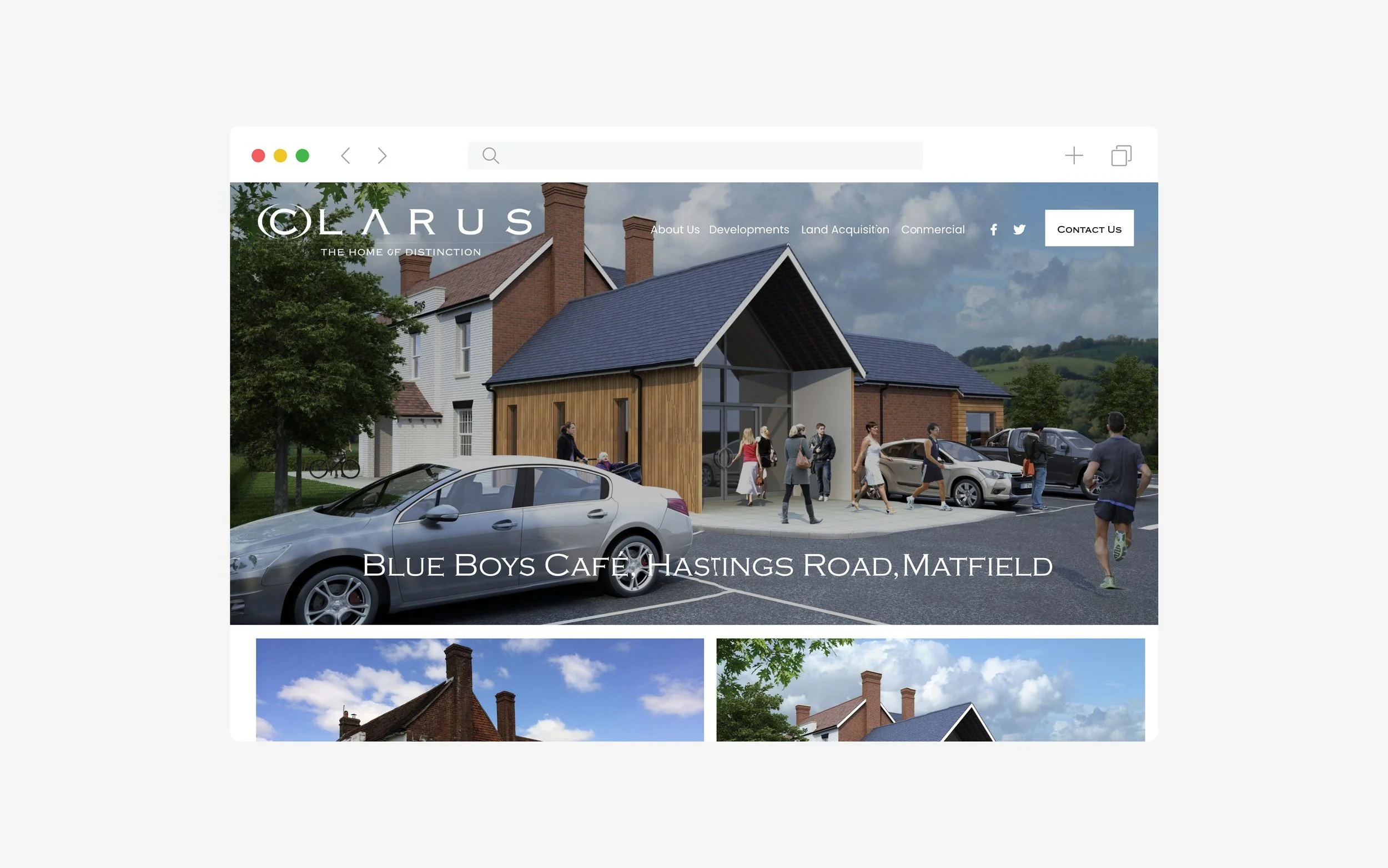 LG Web Design | Portfolio — Clarus Homes