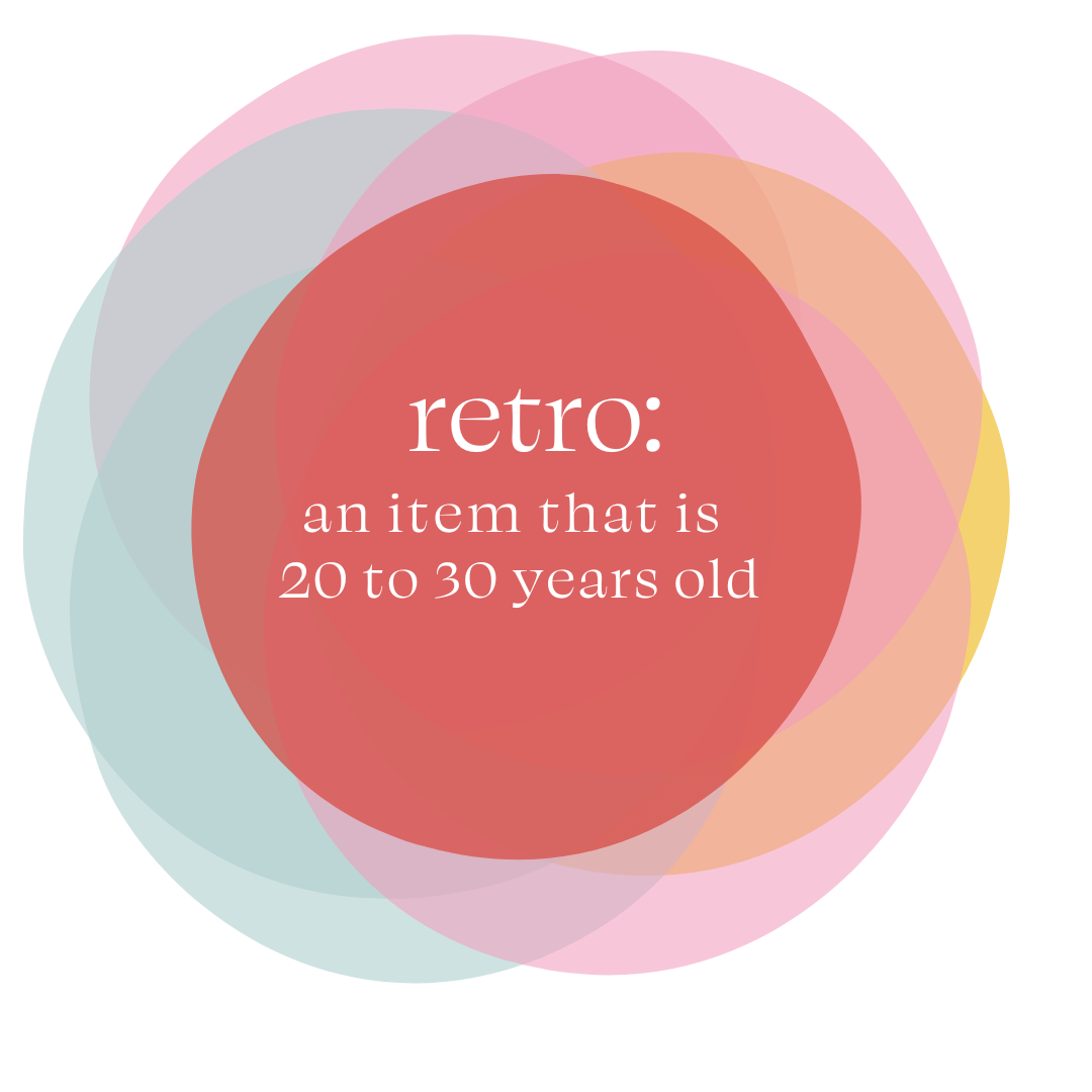 What is the Difference between Retro, Vintage and Antique?