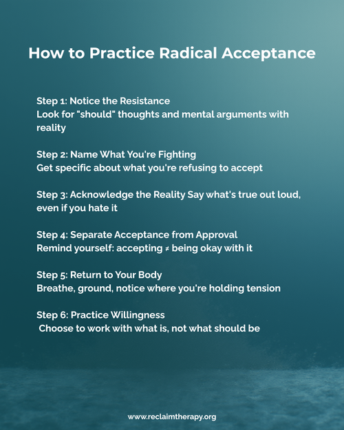 What Is Radical Acceptance? A Trauma Therapist's Guide to Actually ...