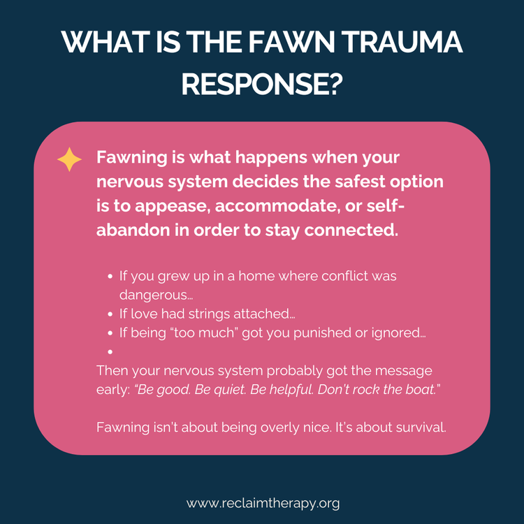 Is It People Pleasing or Is It a Fawn Trauma Response?