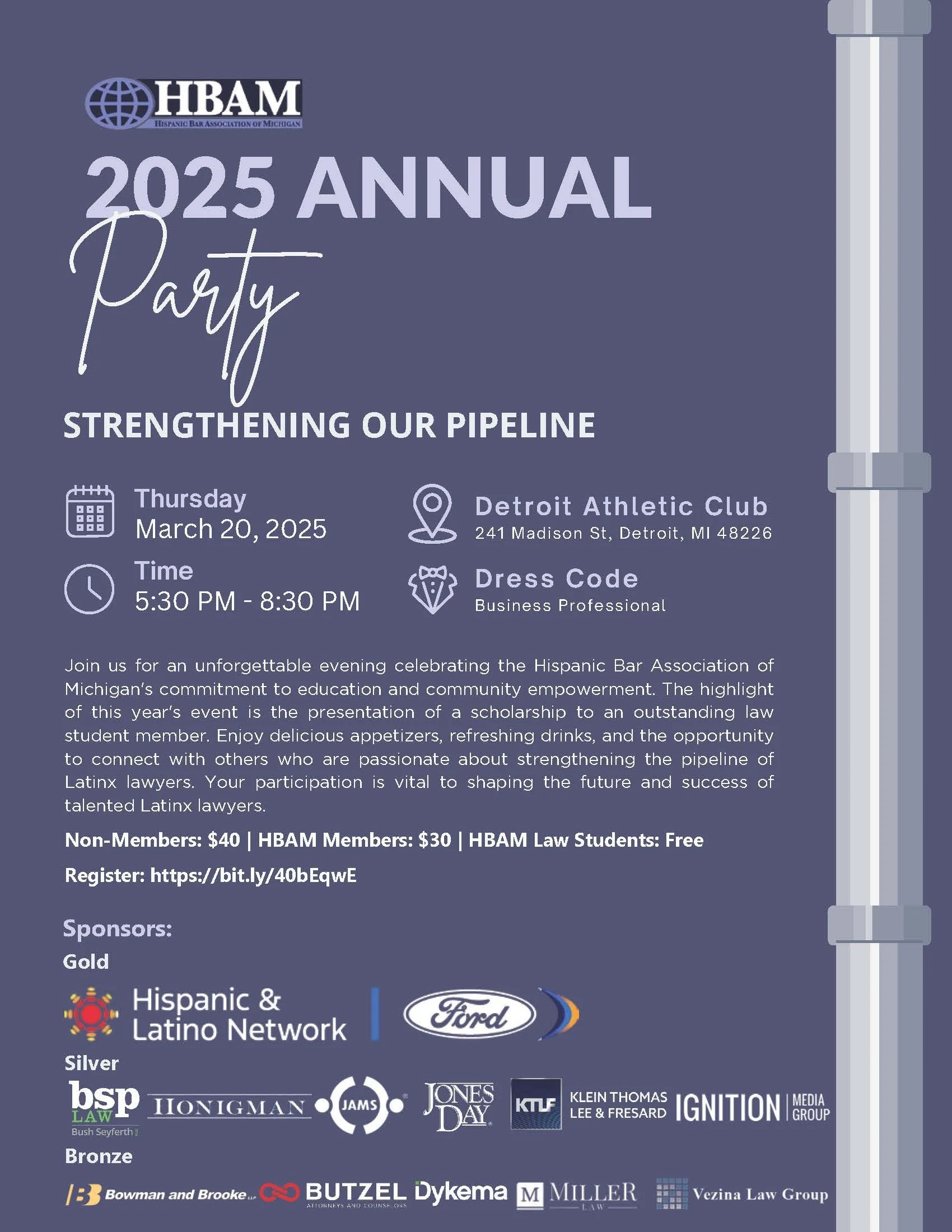 HBAM Annual Party - Strengthening the Pipeline — Hispanic Bar ...