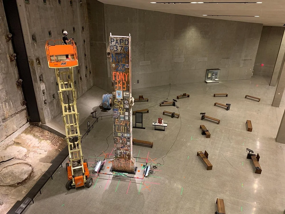 Creating a Digital Twin of The Last Column at the 9/11 Museum