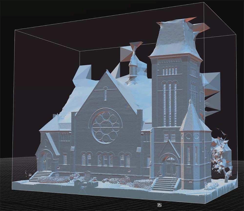 3D Scanning Architecture for MOCA Lights' Projection Mapping Festival