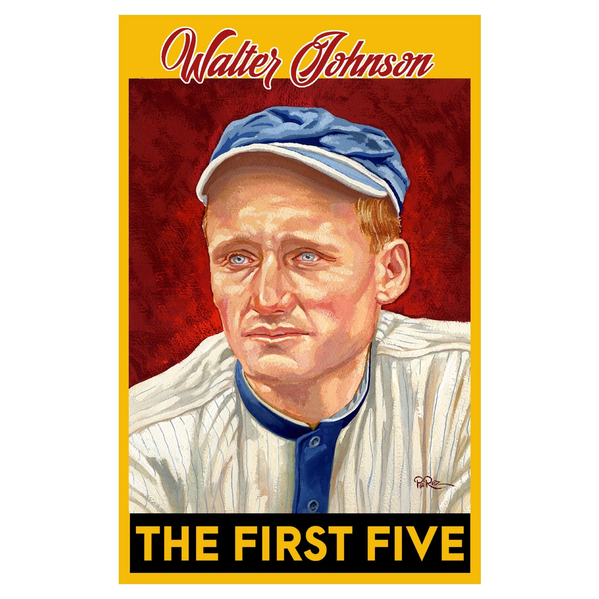 1st Five HOF Postcards — The Diamond King