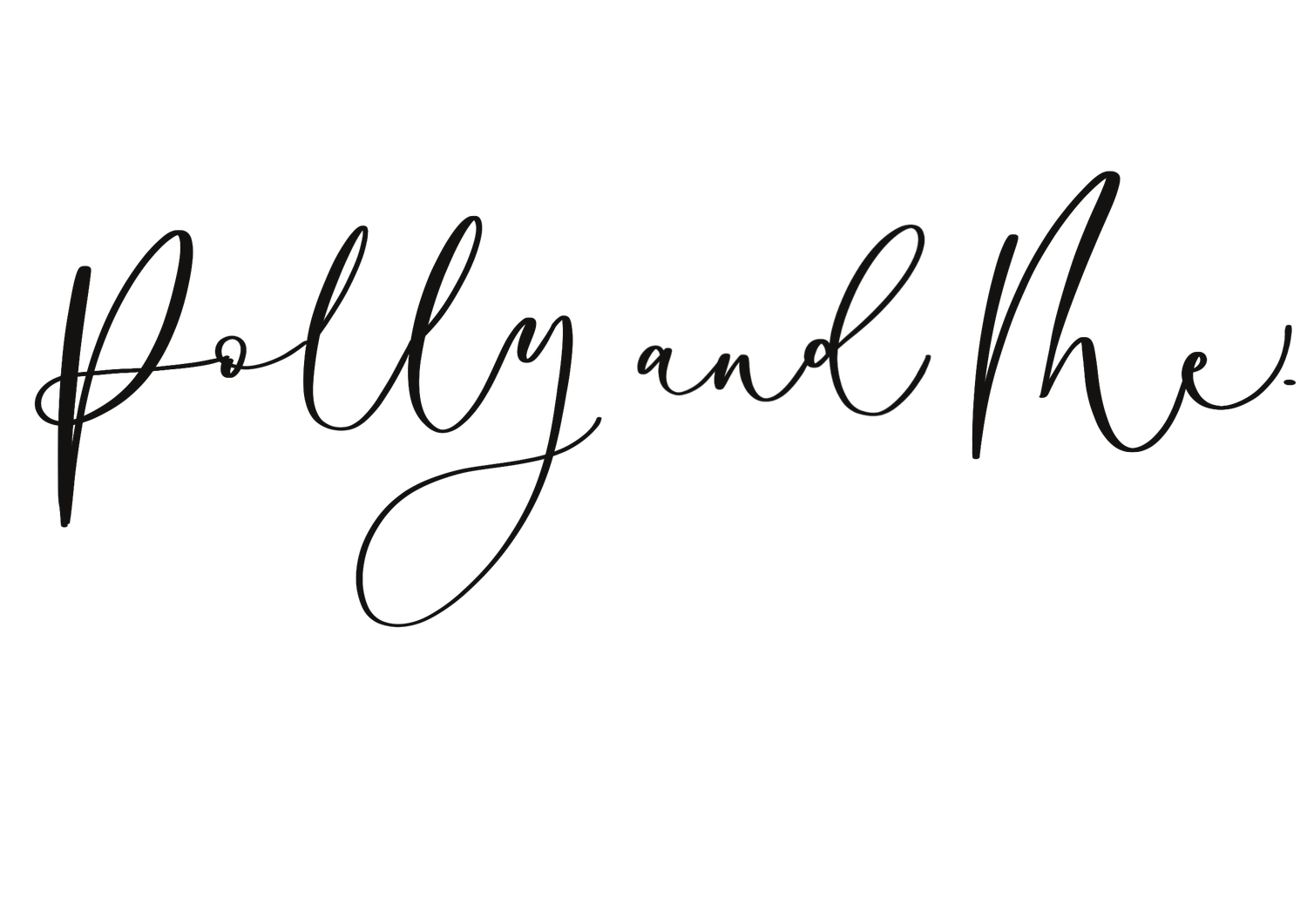 Polly And Me Wedding Calligraphy Bespoke Wedding Stationery