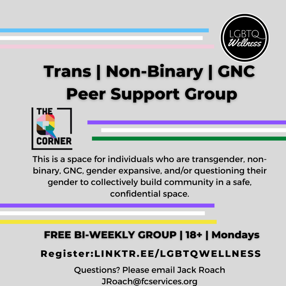 Support Groups — LGBTQ Wellness