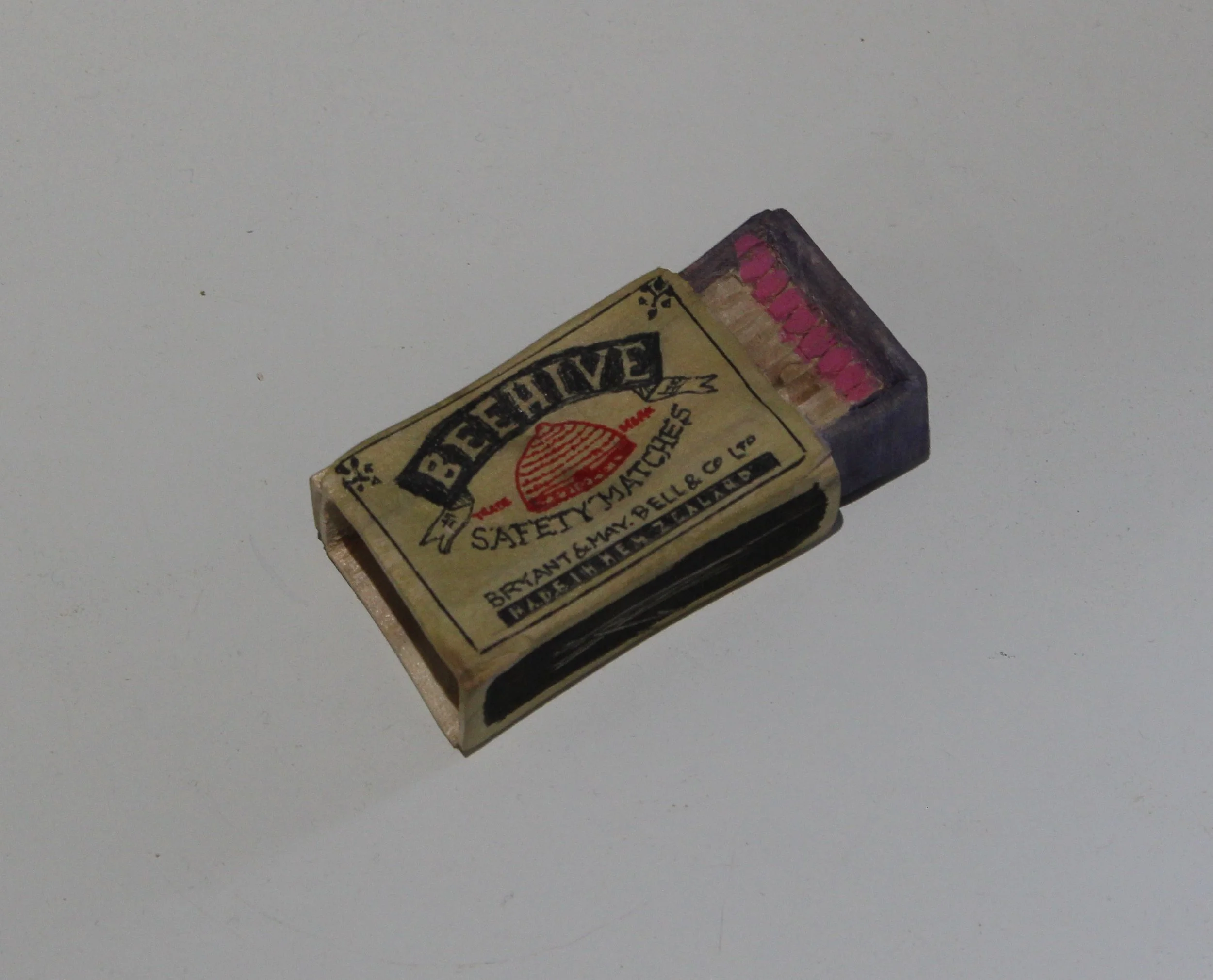 Retro Beehive Matches — Timber Sculptures by Kevin McCardell