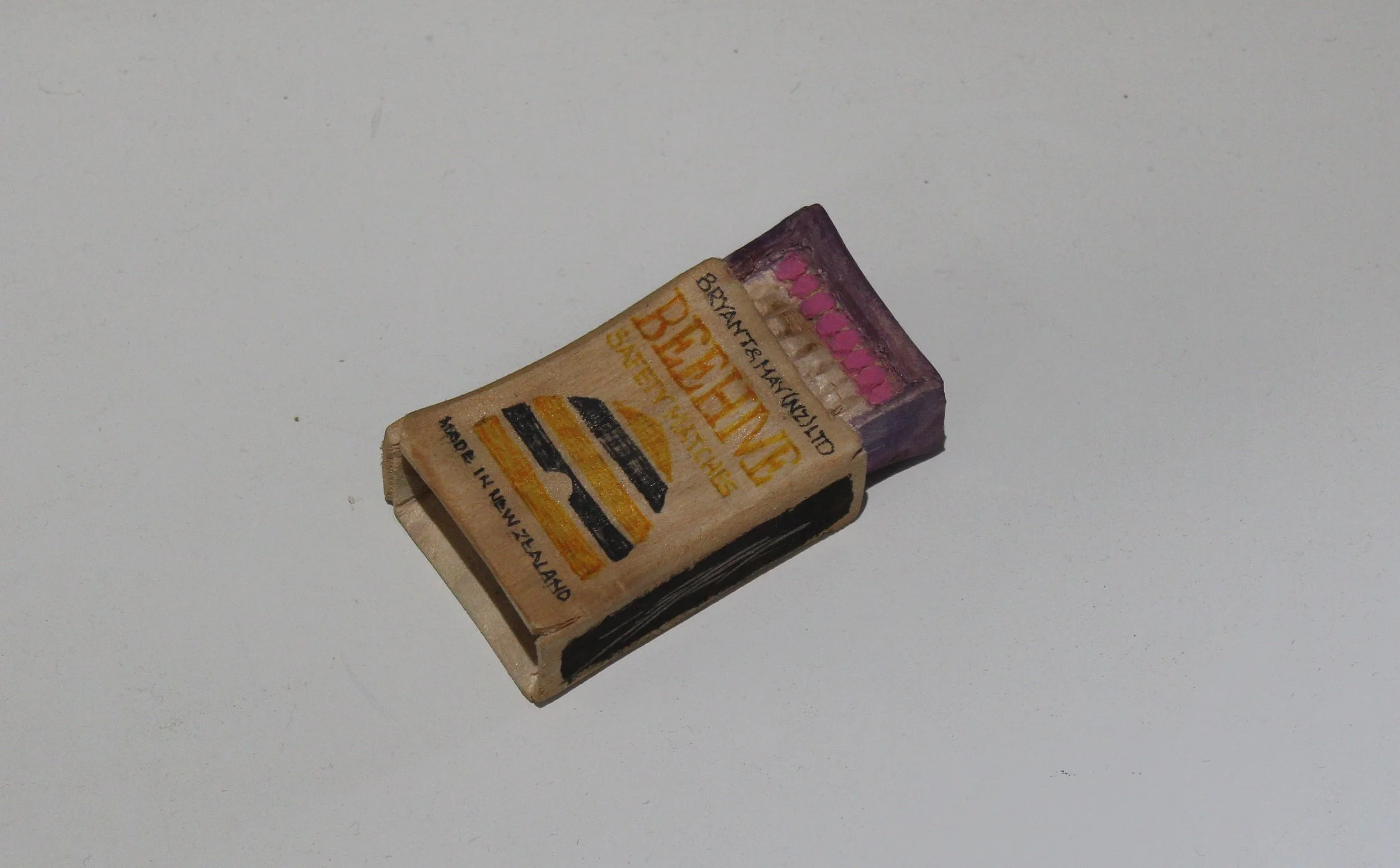 Retro Beehive Matches — Timber Sculptures by Kevin McCardell