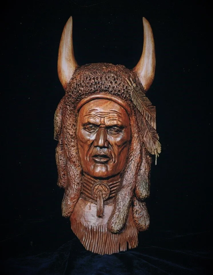 People — Timber Sculptures by Kevin McCardell