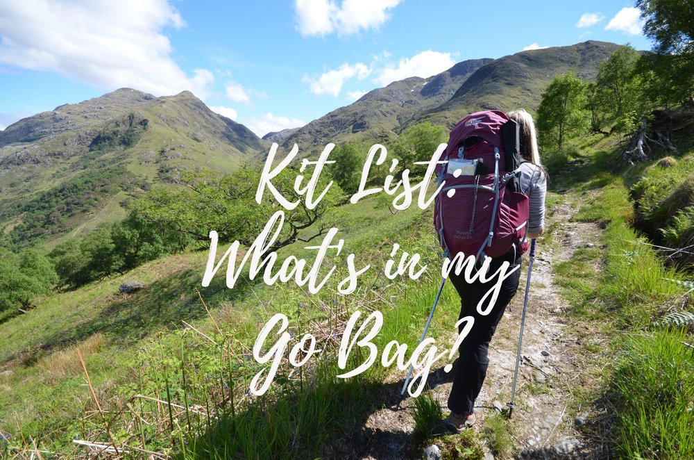 Kit List: What's in my Go Bag? — PHOEBE SMITH