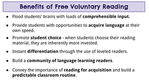 Get Your World Language Students Reading with a Free Voluntary Reading ...
