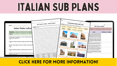 Simplifying World Language Sub Plans: A Guide to Streamlining for ...
