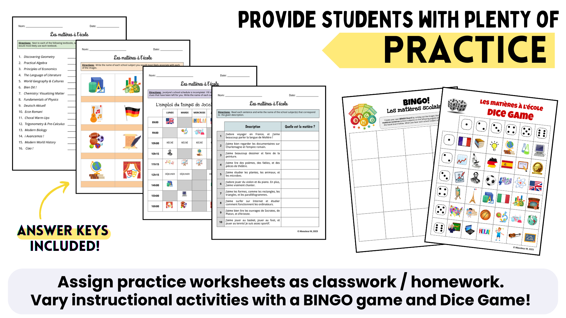 French, Spanish, and Italian School Unit Lesson Planning — World ...