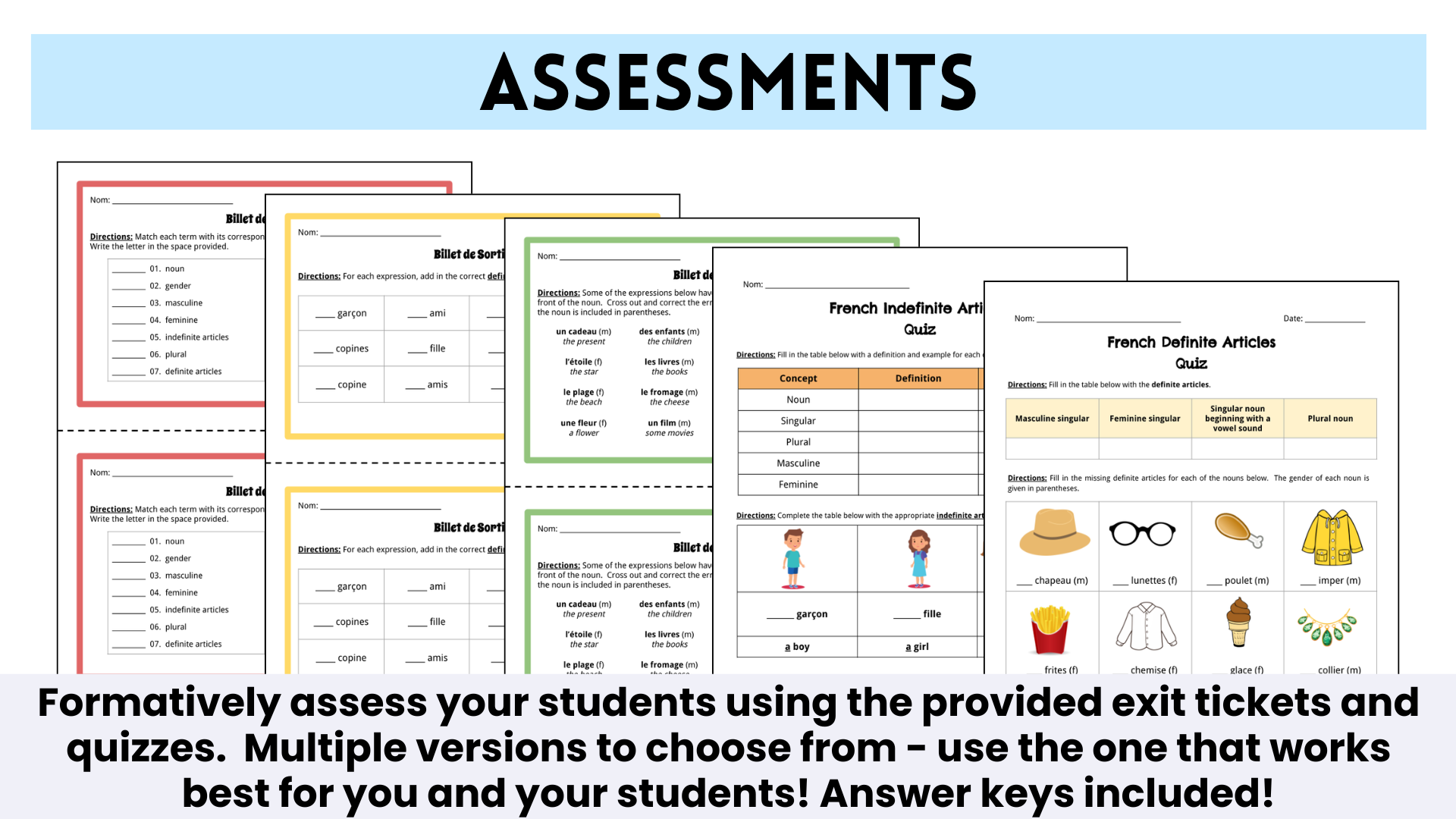 French, Spanish, Italian Indefinite and Definite Articles — World ...