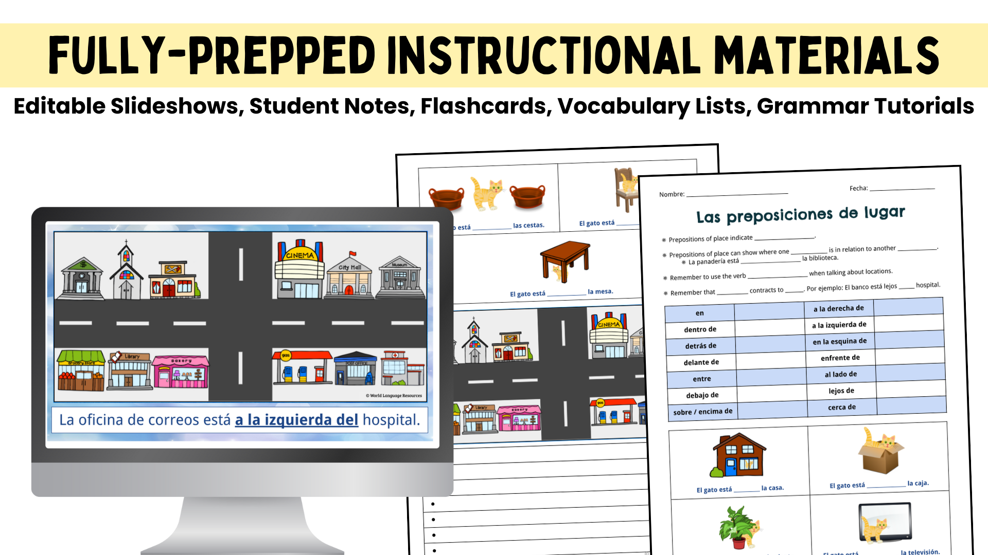 French, Spanish, and Italian Full Year Curriculum — World Language ...