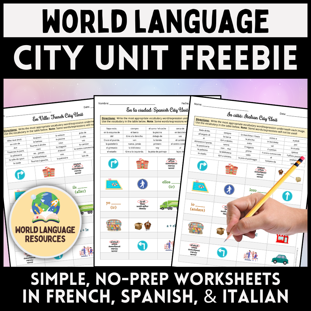 French, Spanish, and Italian City Unit Lesson Planning — World Language ...