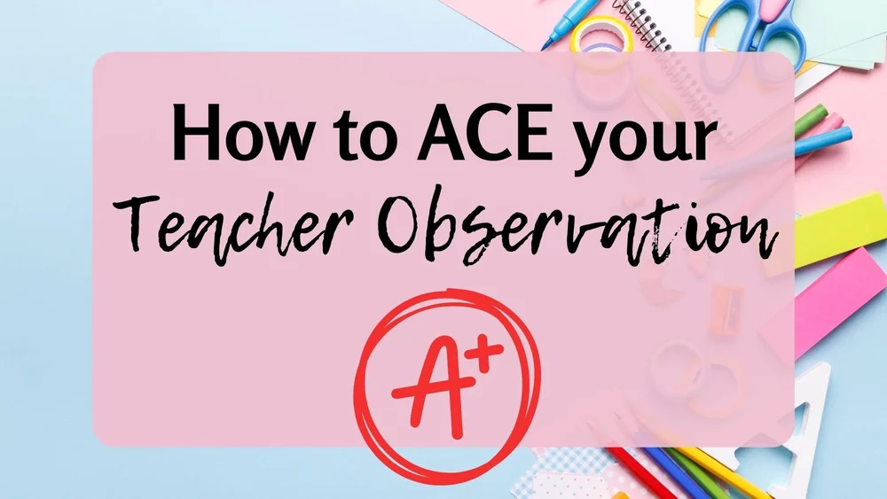 How to Ace your Teacher Observation — World Language Resources