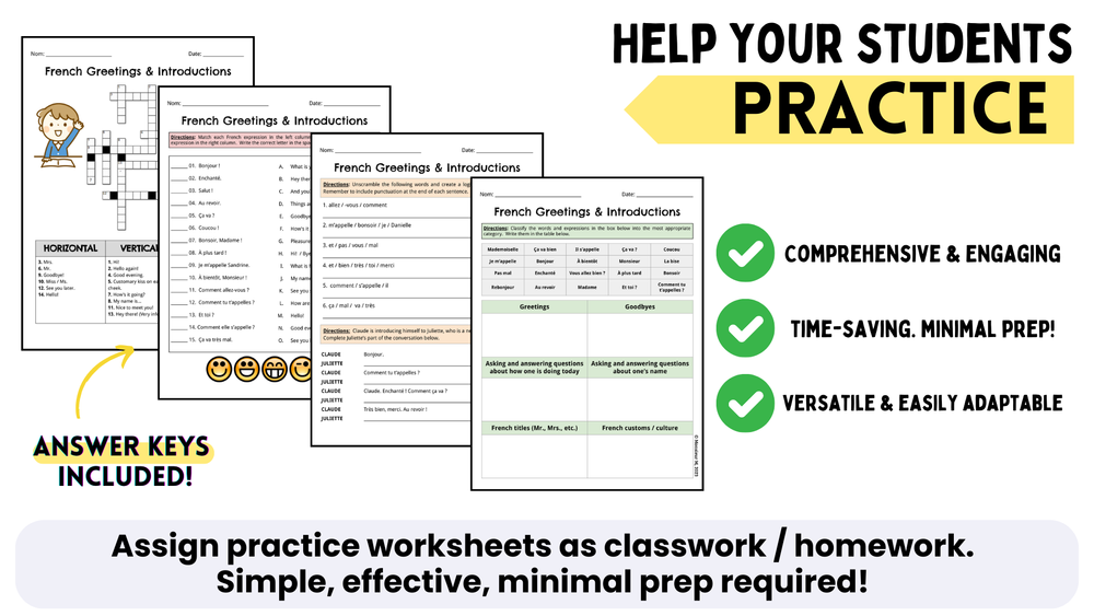 Back to School Unit & Lesson Planning for the First Month of French ...