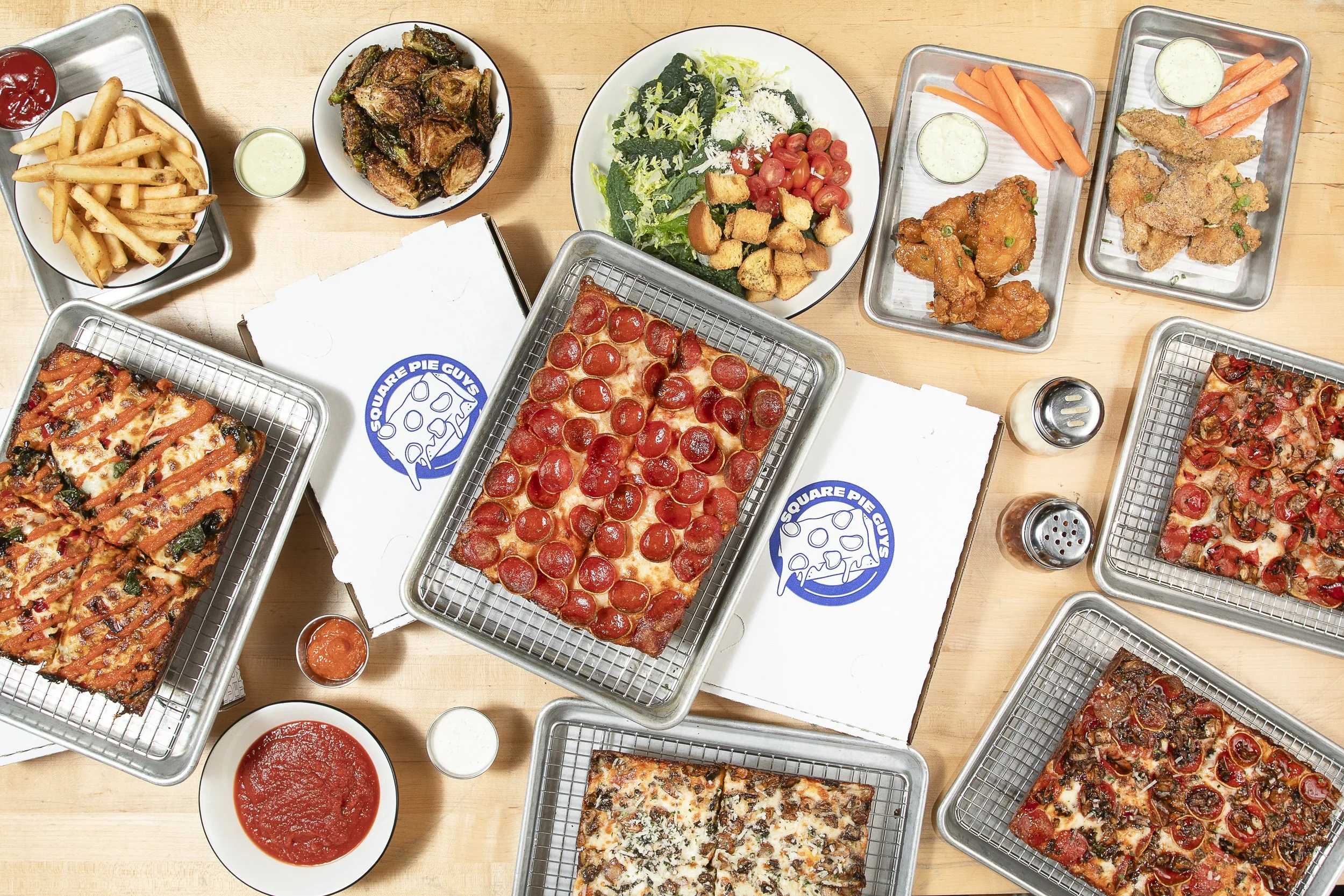 Menus, Menu — Square Pie Guys