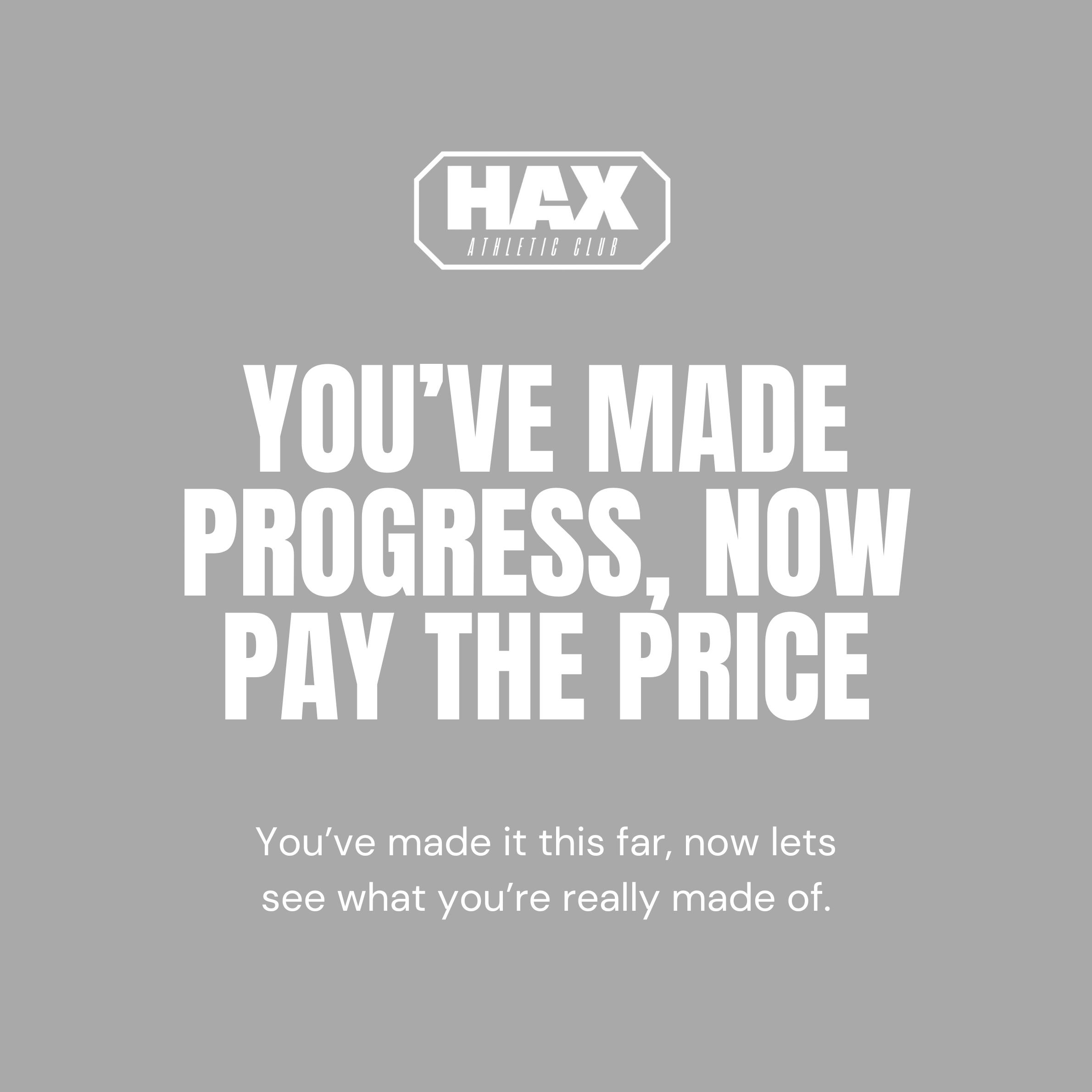 Store 2 — HAX Athletic Club