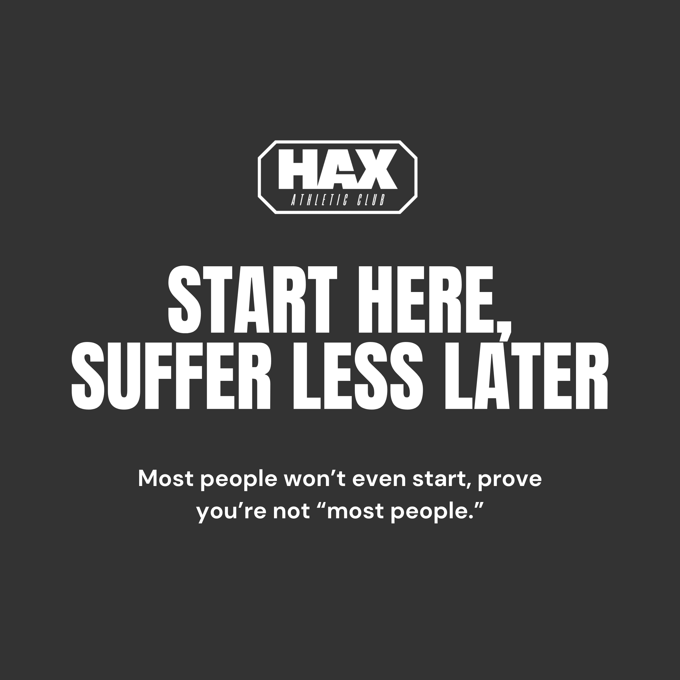 Store 2 — HAX Athletic Club