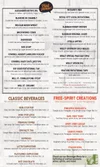 Menu — Brass Taps