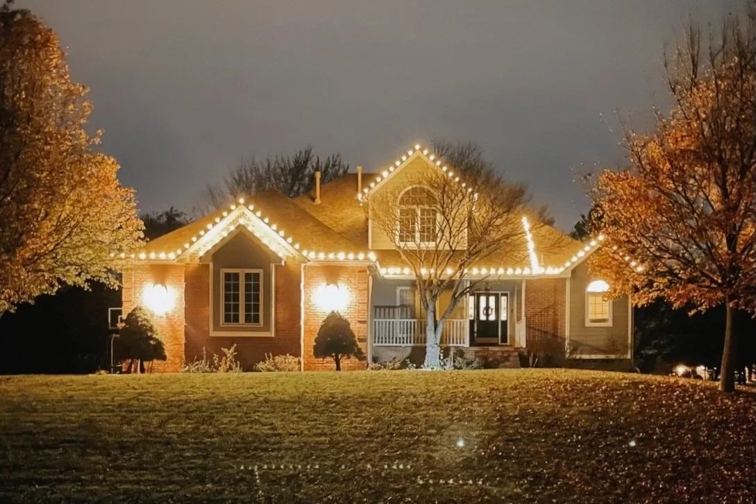 Christmas light installation in Wichita, KS — Lumen Outdoor Lighting